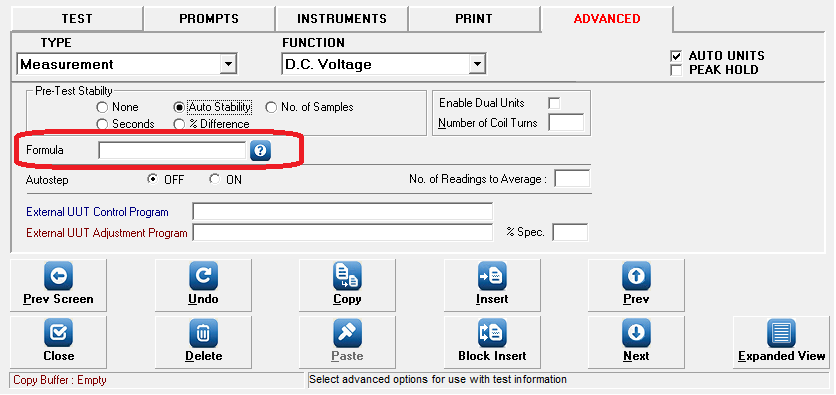 Advanced Editing - Formulas : Transmille Support